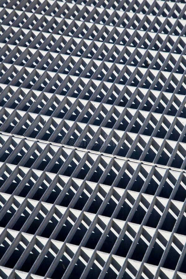 Heavy Metal Grate Protection Pavement Stock Image - Image of floor ...