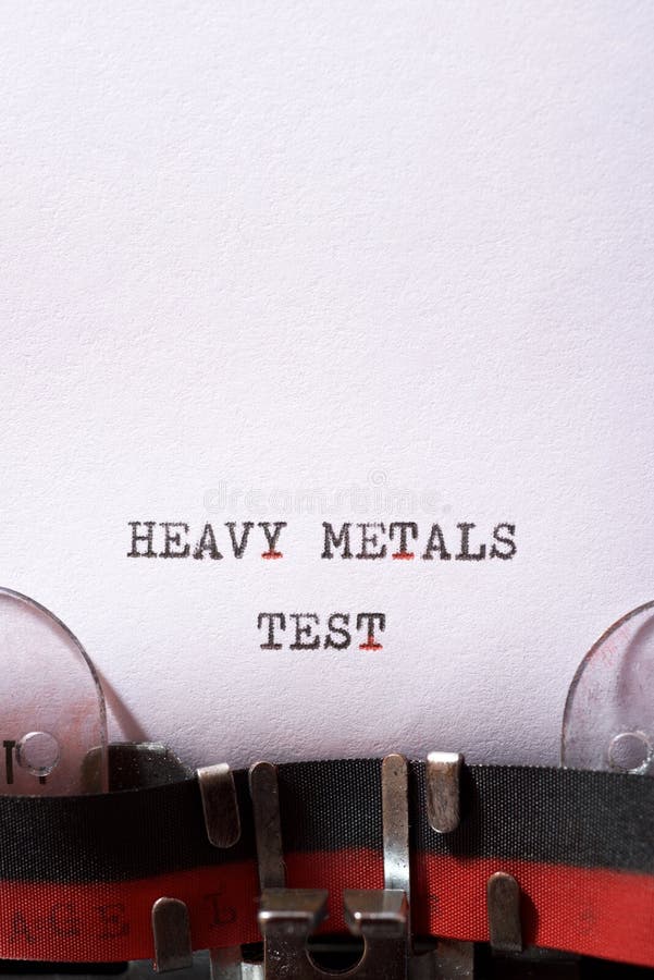 Heavy metal test stock image. Image of nickel, test - 209260843