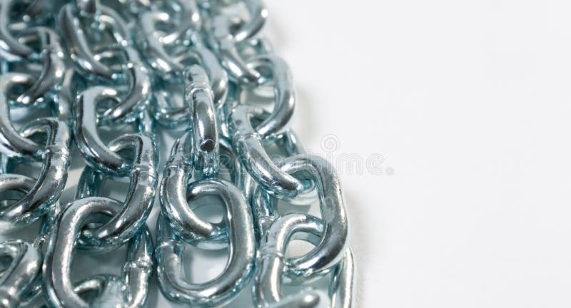 Heavy Metallic Chain, Blockchain Inspiration Stock Image - Image of ...