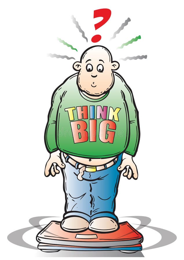 Heavy People stock vector. Illustration of organism, slimming - 7689288