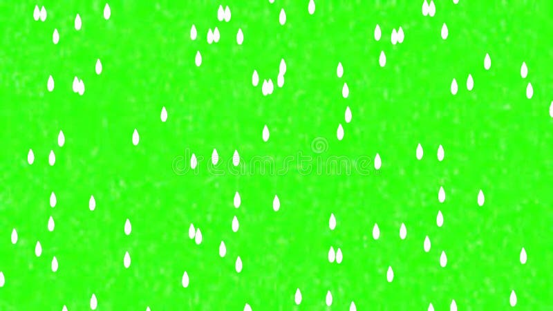 Rain animation. stock footage. Video of raindrop, cartoon - 259279206