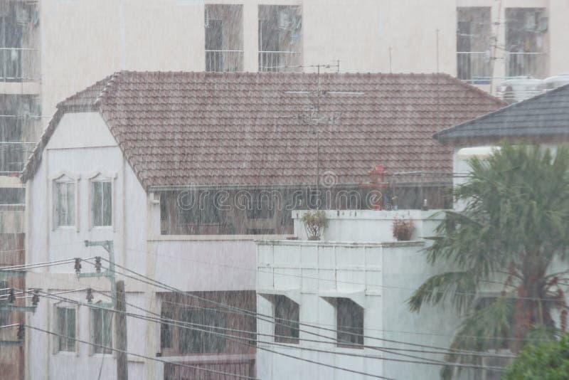 Heavy rain stock image. Image of moisture, fresh, abstract - 76046173