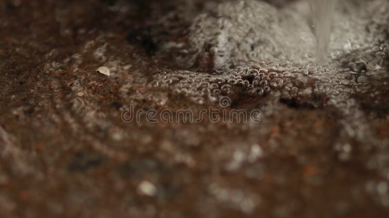 Heavy Rain Drops Falling on Pvc Pipe Stock Video - Video of green ...