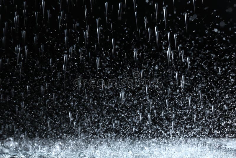 Raindrops Falling On The Ground Hd