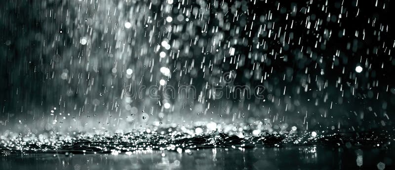 Heavy rain in nature stock photo. Image of green, climate - 332166318