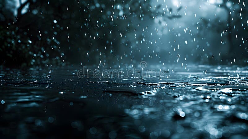 Heavy rain outside stock photo. Image of grass, recreation - 321790552