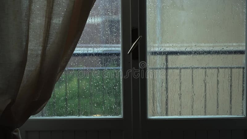 Bad weather. stock footage. Video of information, raindrop - 266145026