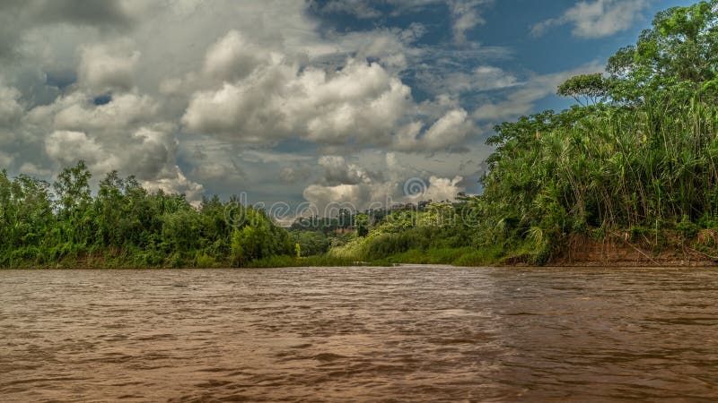 Heavy Rain Over the Amazon River Stock Photo - Image of outdoors, latin ...