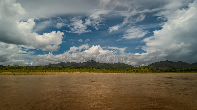 Heavy Rain Over the Amazon River Stock Photo - Image of national, park ...