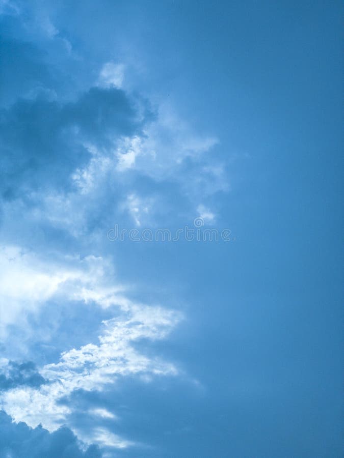 After heavy raining sky. stock photo. Image of background - 124508370