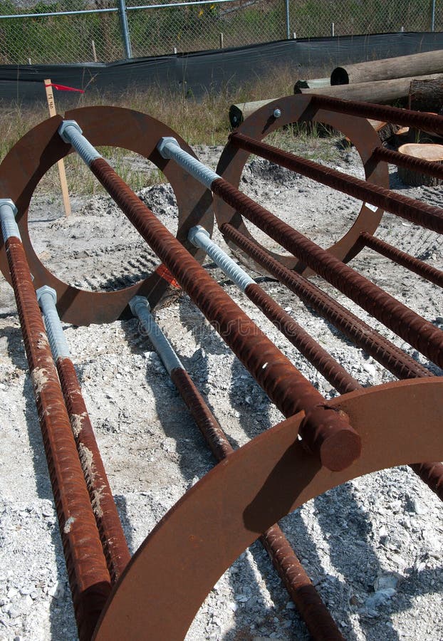 Heavy Rebar stock image. Image of material, iron, concrete - 21919741