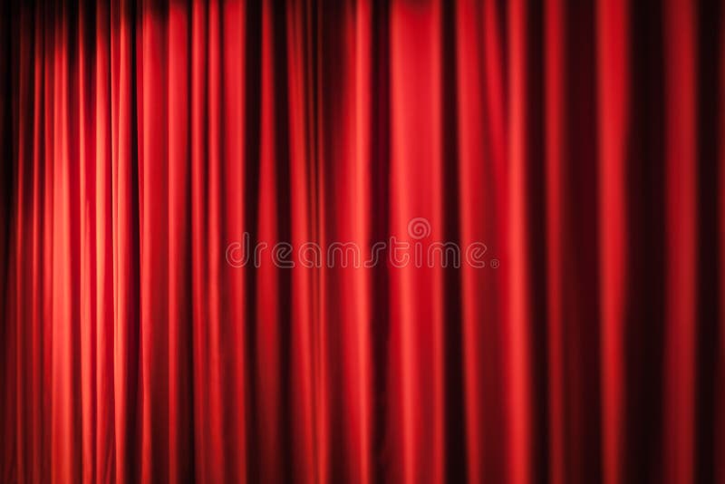 Heavy red curtains stock image. Image of elegance, fabric - 47026499