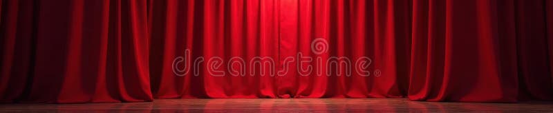 Heavy Red Curtains, Stage Setting, Ready for the Show, Backdrop, Stage ...