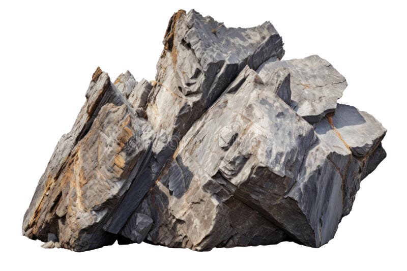 Heavy Rock Isolated on Transparent Background, Png File Stock ...