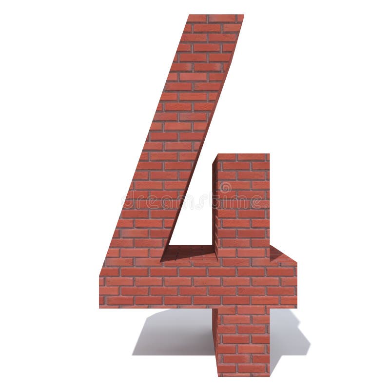 Heavy Rough Masonry Constructed Font or Type Stock Illustration ...