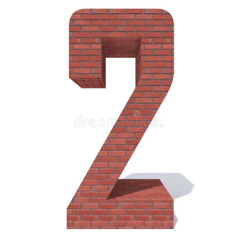 Heavy Rough Masonry Constructed Font or Type Stock Illustration ...