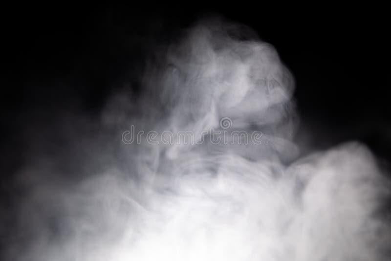 Heavy Smoke Isolated on a Black Background - Cool for Wallpapers Stock ...