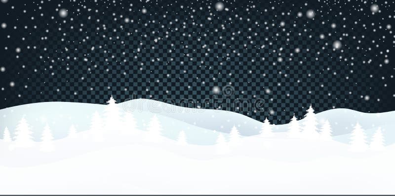 Snowfall an Different Shapes and Forms with Snowflake Transparent ...