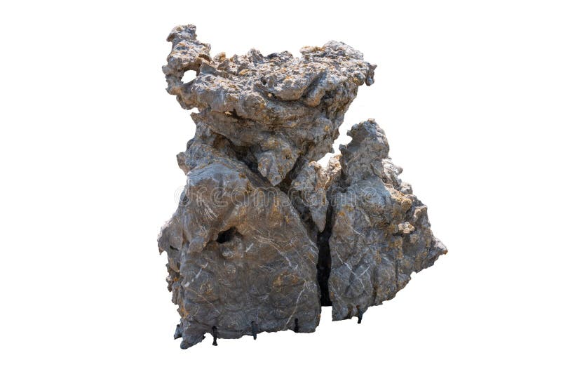 The Heavy Stone for Decoration in the Garden Stock Image - Image of ...