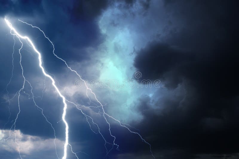 Heavy Storm Bringing Thunder, Lightnings and Rain Stock Image - Image ... Heavy Storm Bringing Thunder, Lightnings and Rain Stock Image - Image ...
