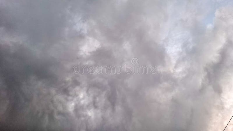 Heavy Storm Clouds Gathering in the Sky Stock Photo - Image of ...