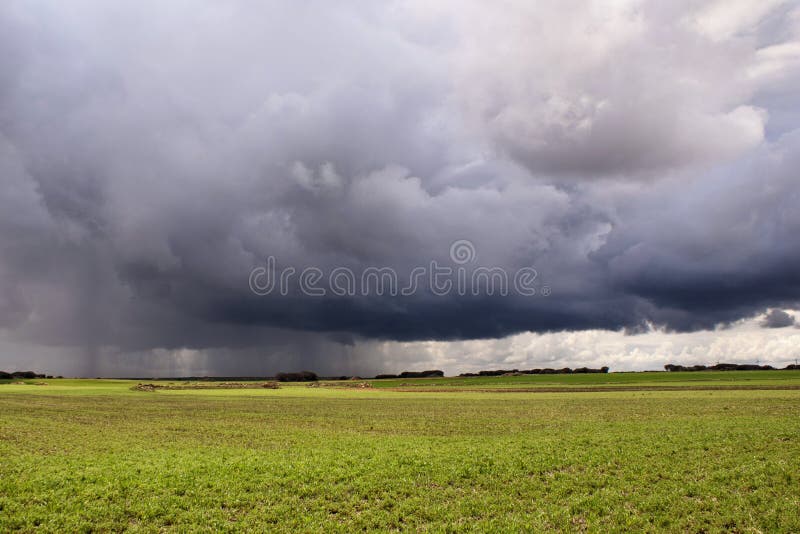 Heavy Storm stock image. Image of countryside, rain, cloudscape - 40009155