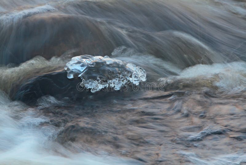A Heavy Stream Over Stones in River Stock Photo - Image of rapids ...