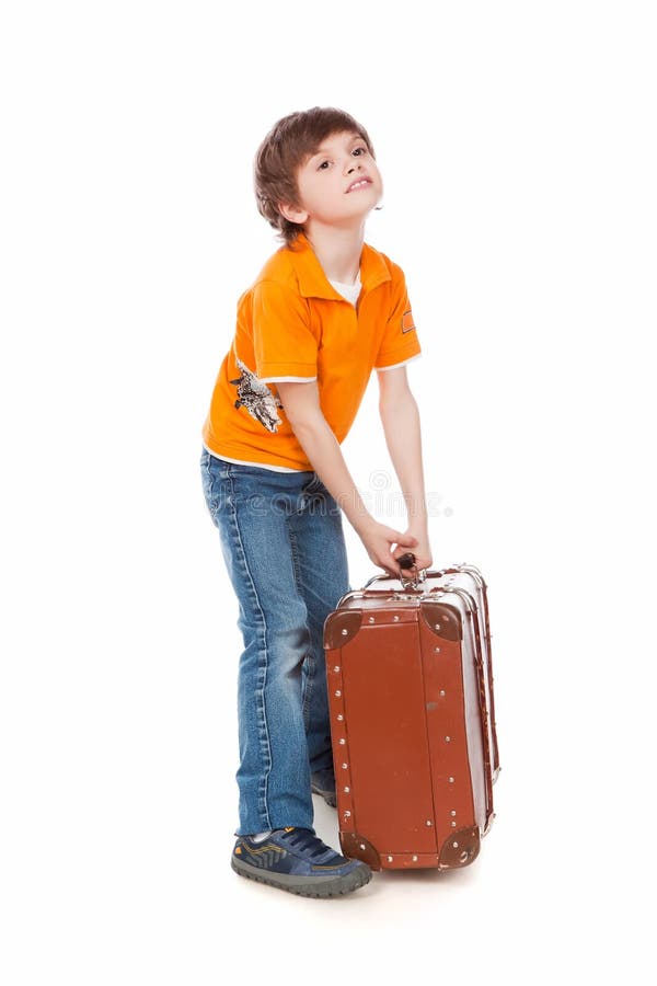 Heavy suitcase stock photo. Image of rest, caucasian - 19629512