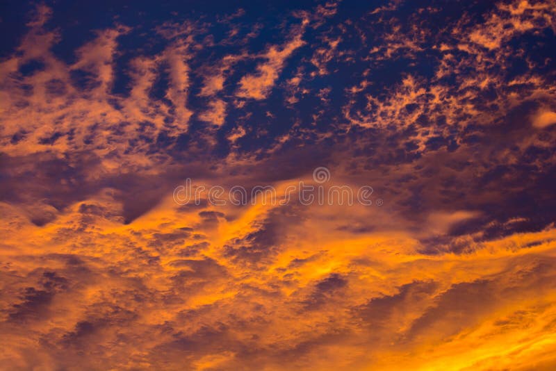 Heavy Thunderclouds at Sunset Stock Image - Image of gale, sunset: 46394257