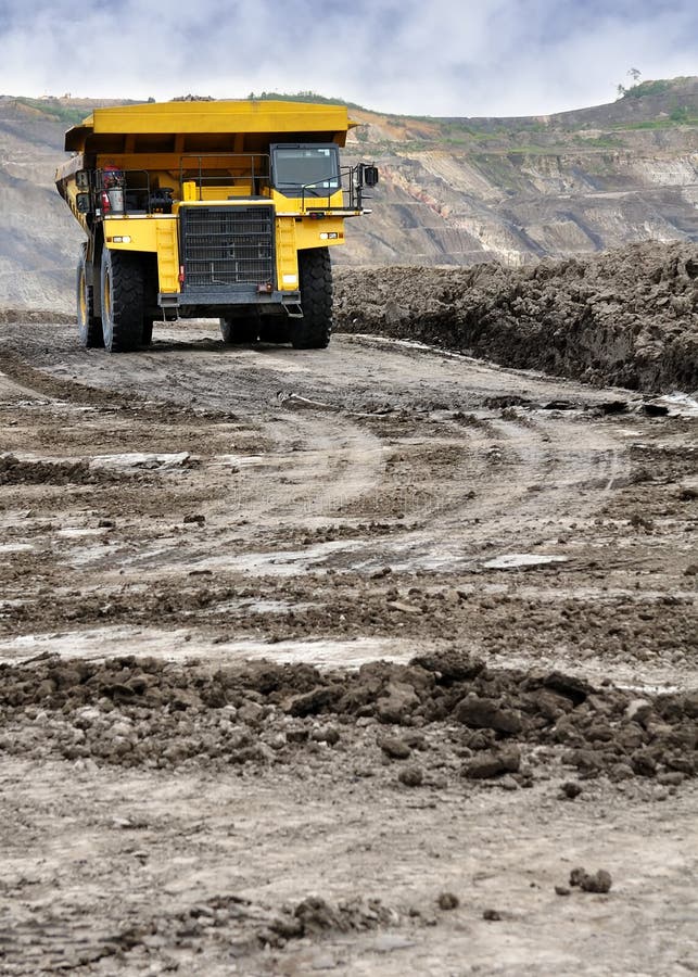 Heavy Truck Coal Mining stock photo. Image of moving - 81072046