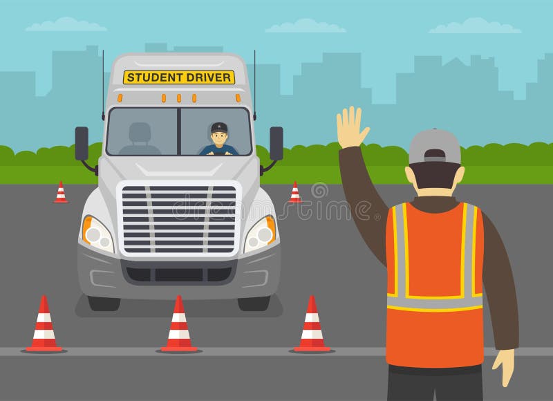 Driving Test Cones Stock Illustrations – 187 Driving Test Cones Stock ...