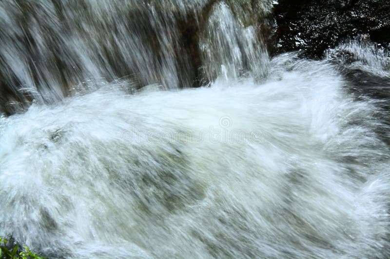 Heavy Water from River Flow Stock Illustration - Illustration of travel ...