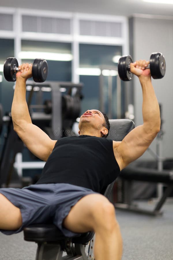 Heavy weight exercise stock photo. Image of fitness, energetic - 47296456