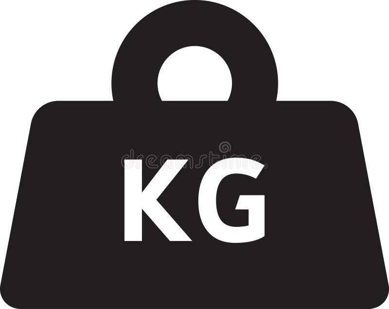 Heavy Weight Icon, Weight Icon, Mass Symbol, Weight Kilogram Icon ...