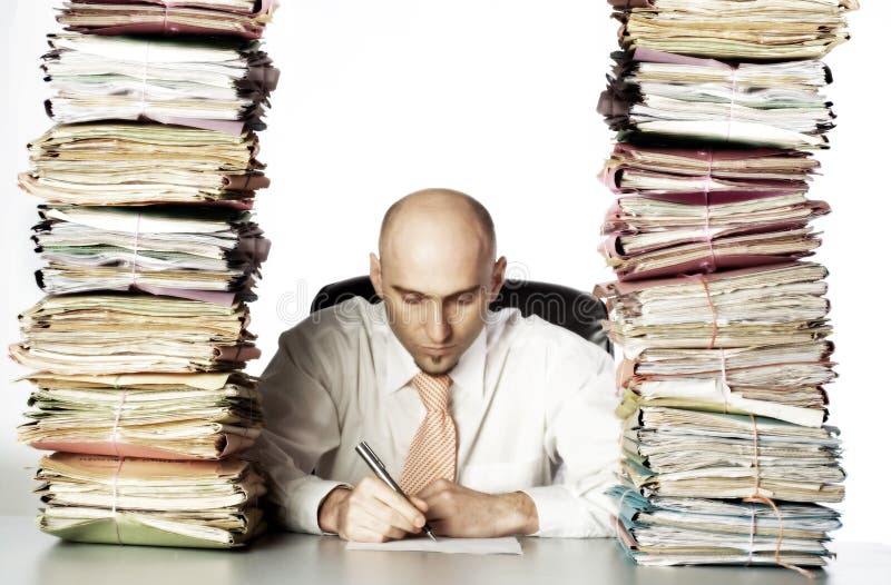 Stacks of Paperwork stock image. Image of stack, files - 2110643