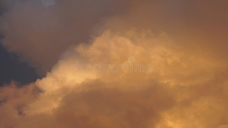 Heavy yellow storm clouds stock footage. Video of landscape - 252116516