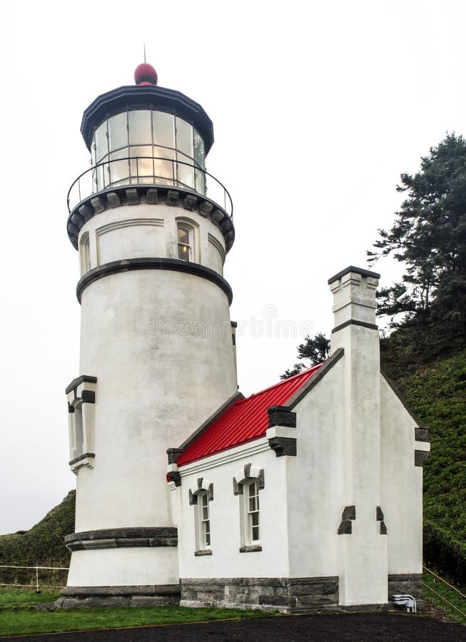 Heceta Head Lighthouse stock photo. Image of coast, historic - 49674610