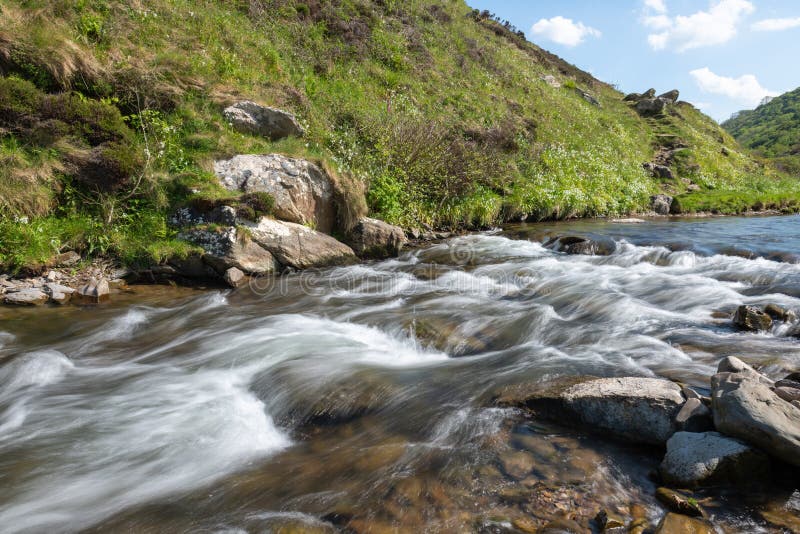 Heddons Mouth stock image. Image of exmoor, british - 221242839