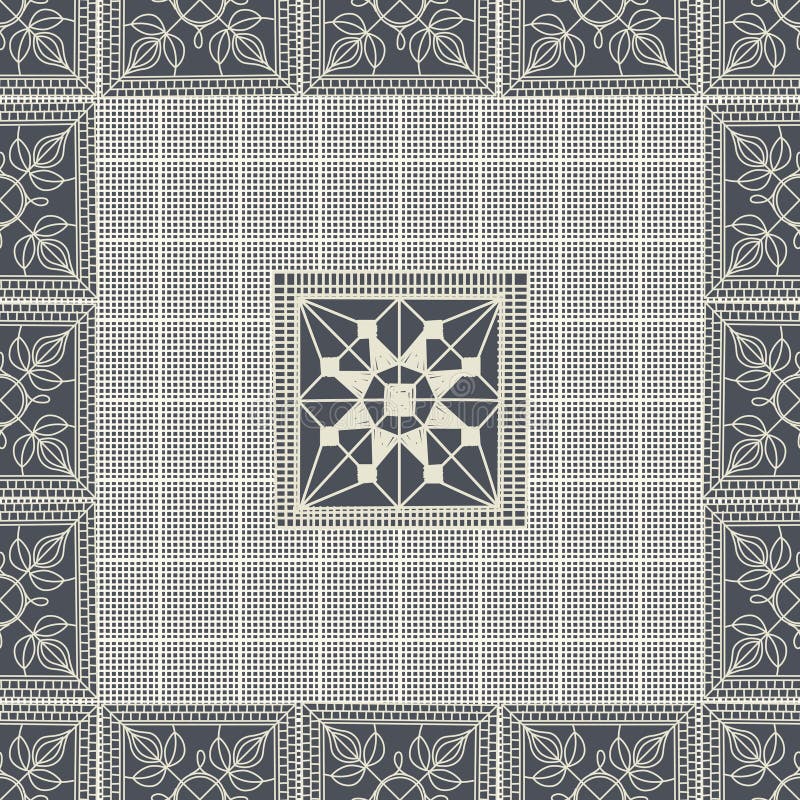 Hedebo Danish Embroidery Pattern 1 Stock Vector - Illustration of ...