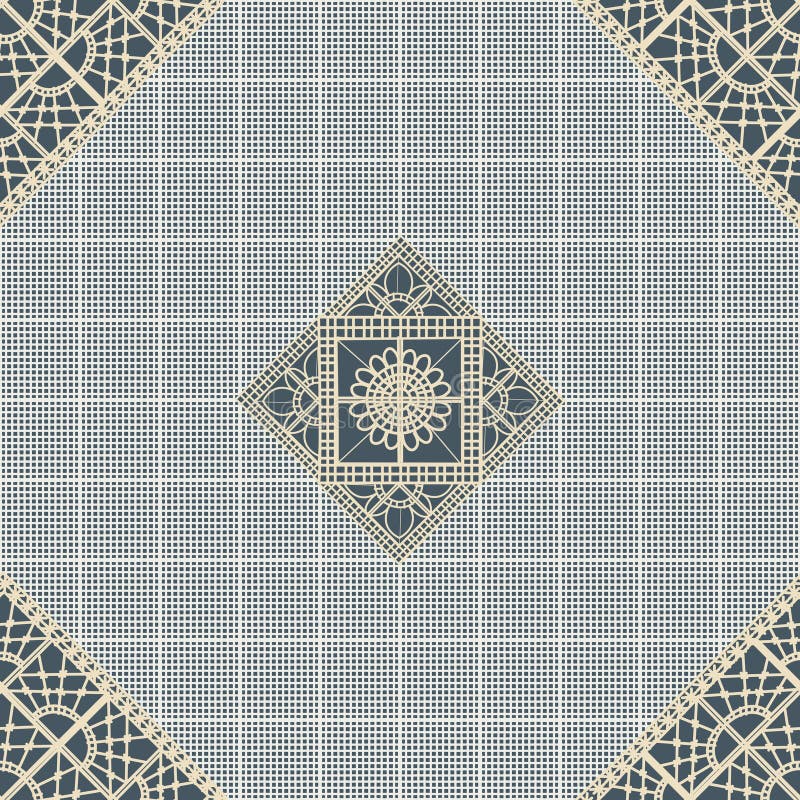 Hedebo Danish Embroidery Pattern 6 Stock Vector - Illustration of ...