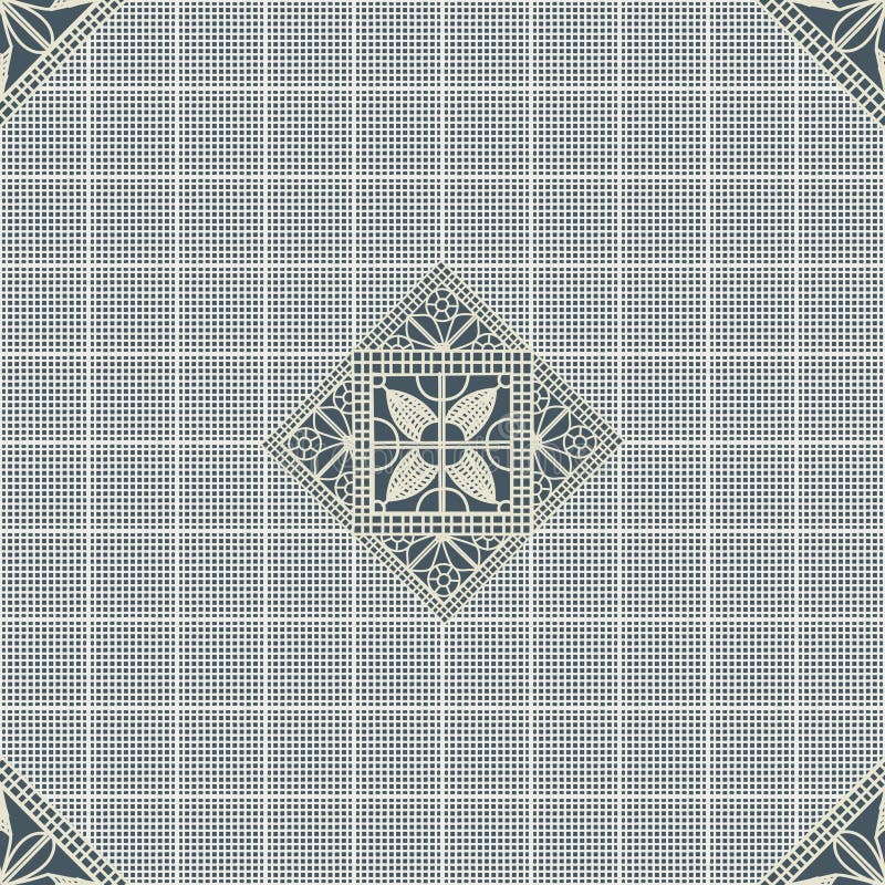 Hedebo Danish Embroidery Pattern 8 Stock Vector - Illustration of ...