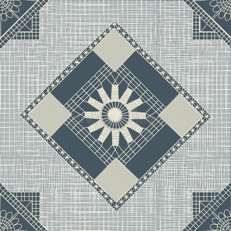 Hedebo Danish Embroidery Pattern 13 Stock Vector - Illustration of ...