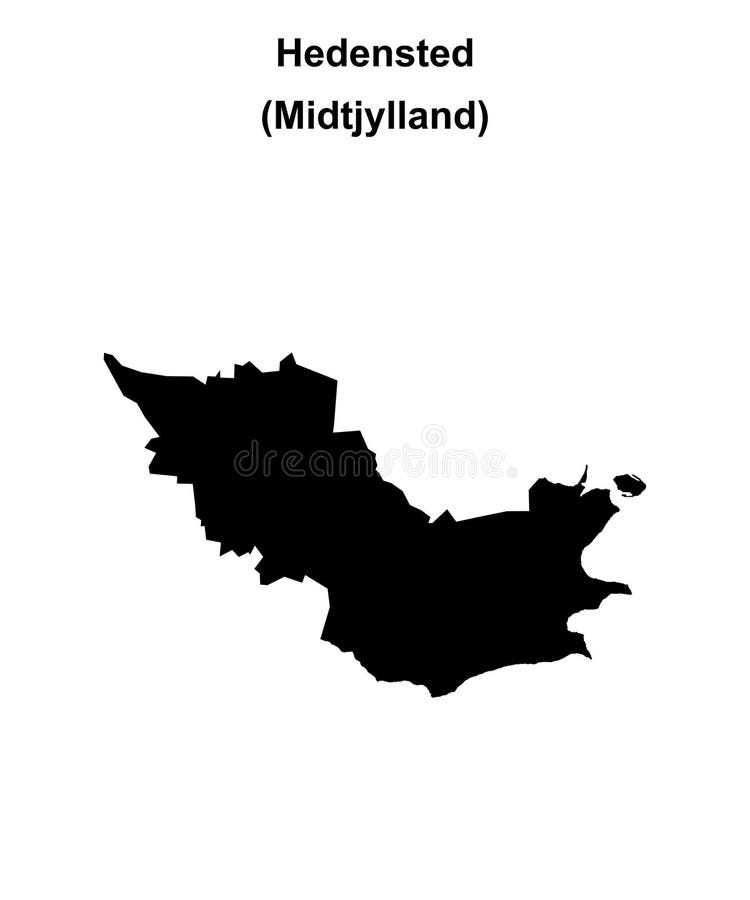 Hedensted Municipality Blank Outline Map Stock Illustrations – 2 ...