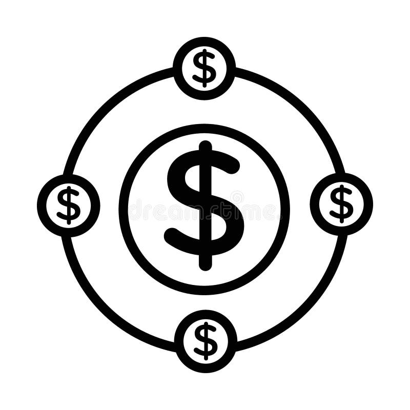 Hedge Fund Linear Logo Mark in Black and White Stock Vector ...