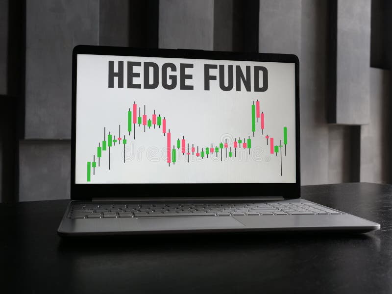 Hedge Fund is Shown Using the Text Stock Photo - Image of graph ...