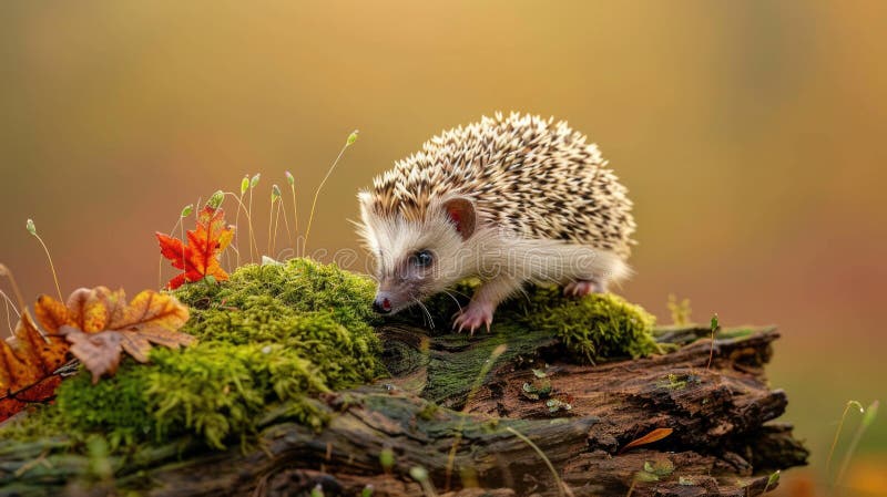 Hedge on Log stock image. Image of woodland, fauna, generated - 370483335