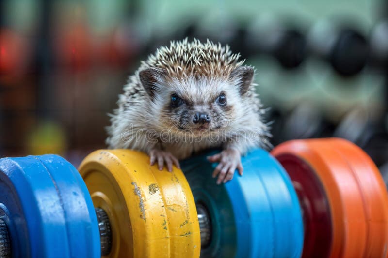 Hedgehog Exercising Stock Illustrations – 4 Hedgehog Exercising Stock ...