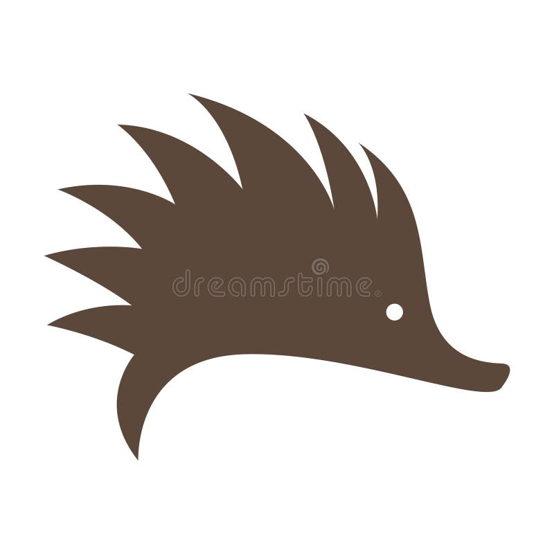 Hedgehog logo icon design stock vector. Illustration of design - 287869849