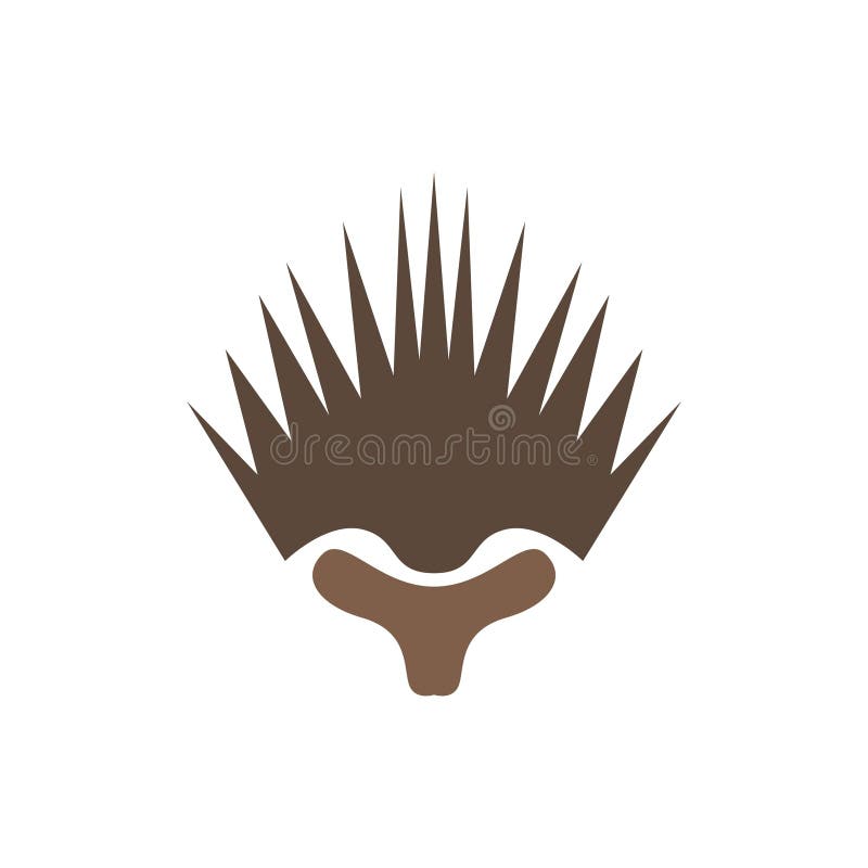 Hedgehog logo icon design stock vector. Illustration of prickly - 287869877