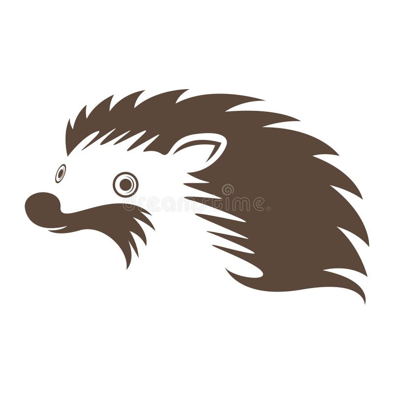 Prickly Hedgehog Logo Stock Illustrations – 444 Prickly Hedgehog Logo ...